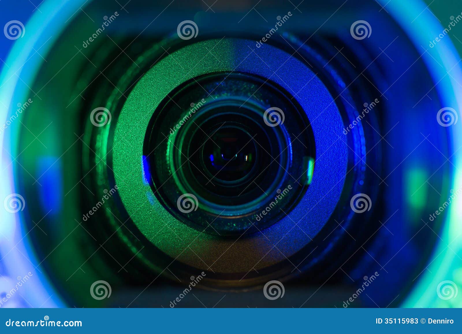Video camera lens stock image. Image of maker, optics - 35115983