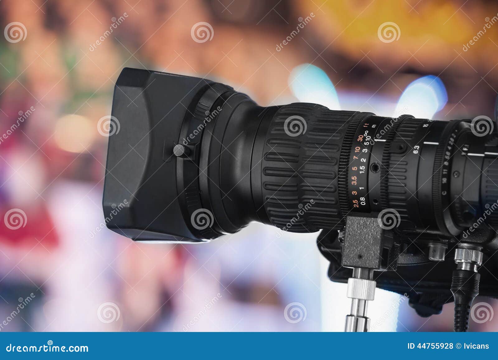 Video camera lens stock photo. Image of camera, video - 44755928