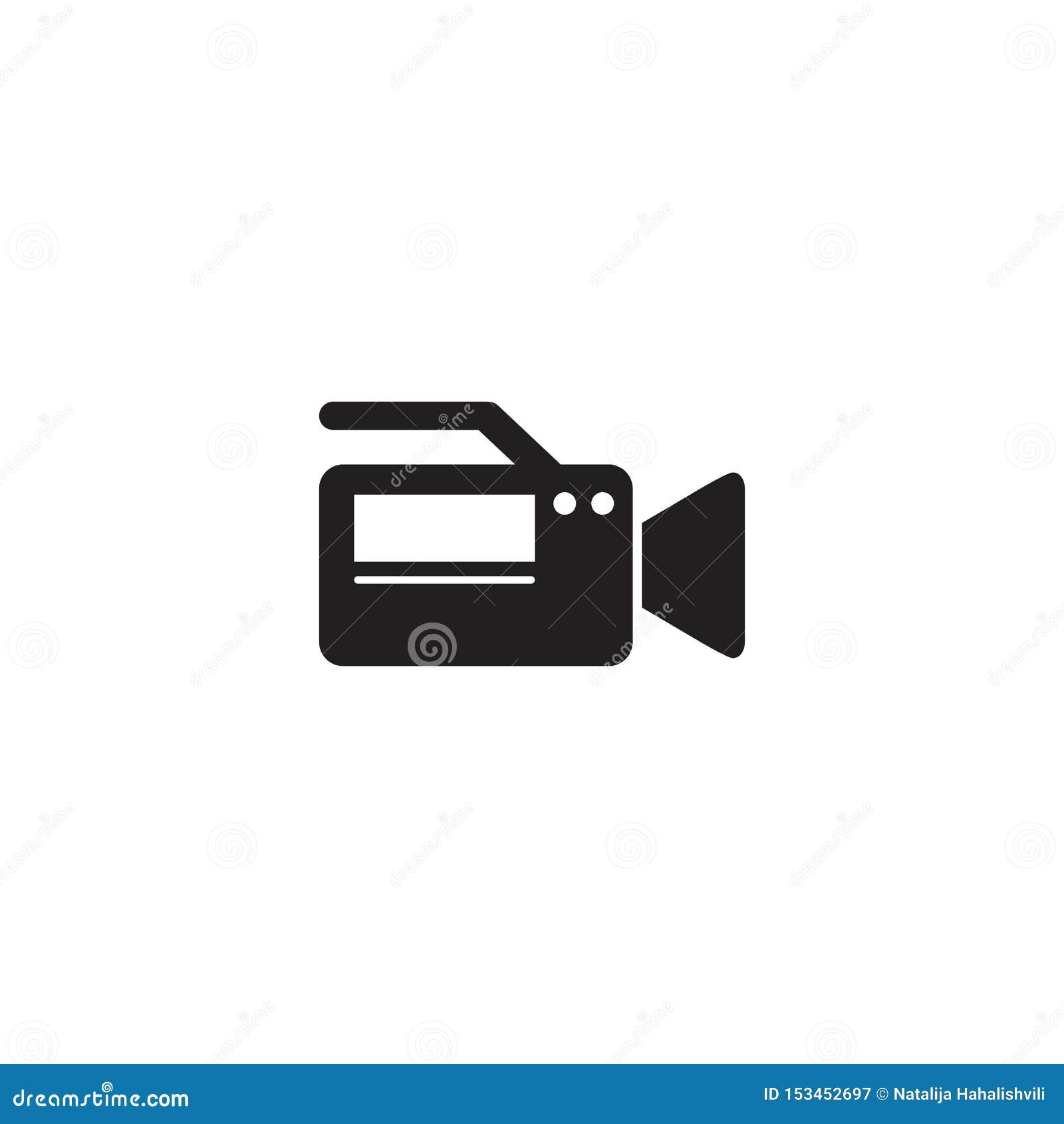 Video Camera Recorder Icon Vector Stock Vector - Illustration of media ...