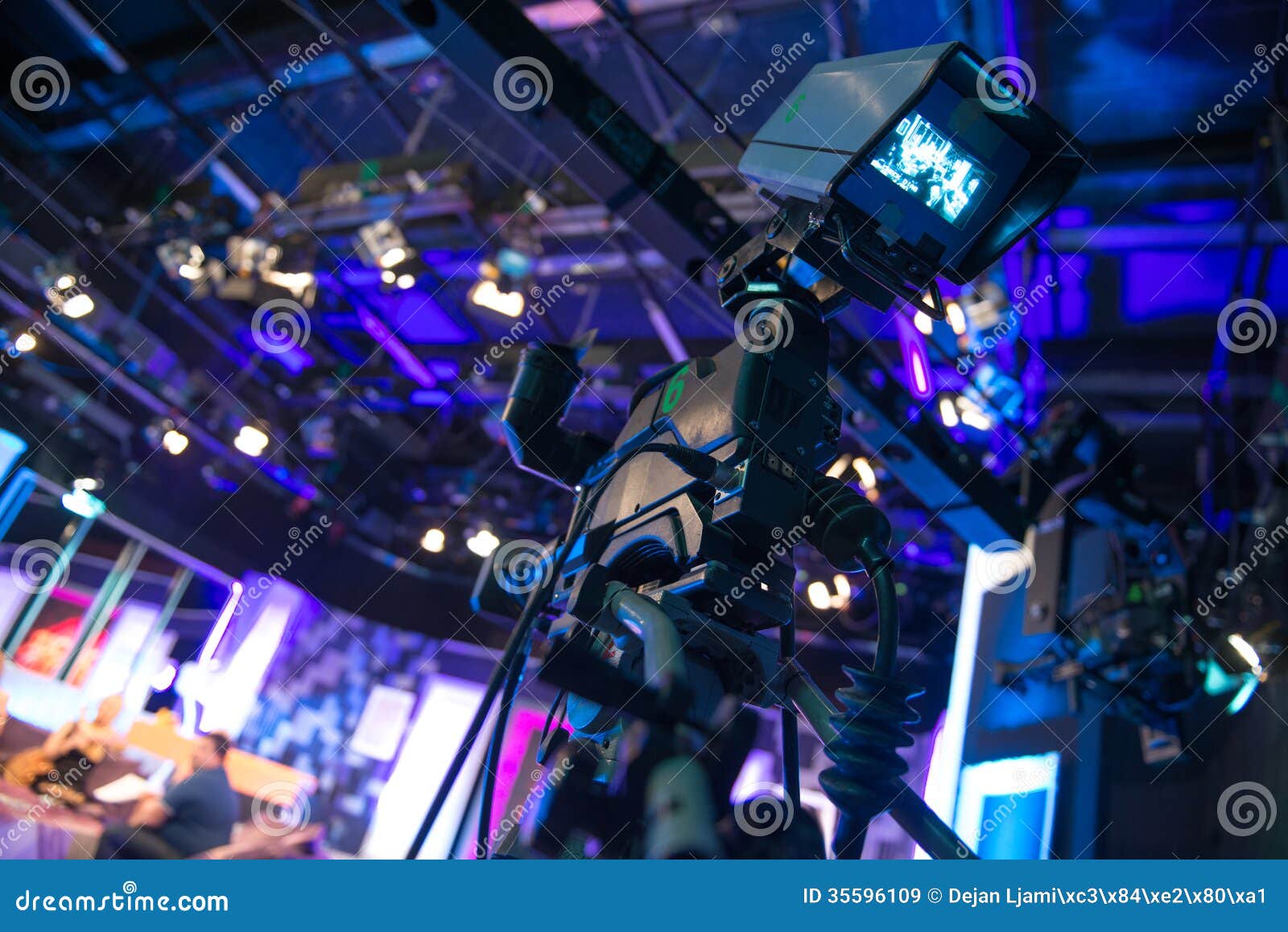 Video Camera - Recording Show Stock Image - Image of expressive ...