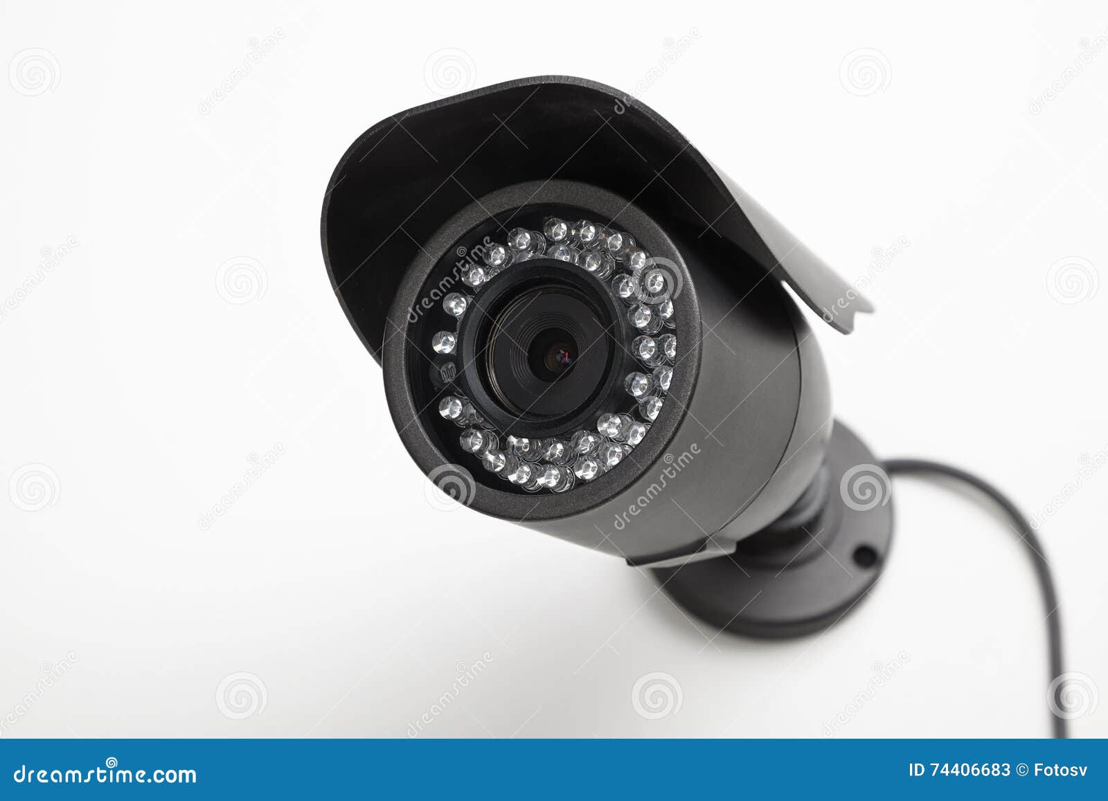 Video Camera Security Systems Stock Image - Image of protect, security ...