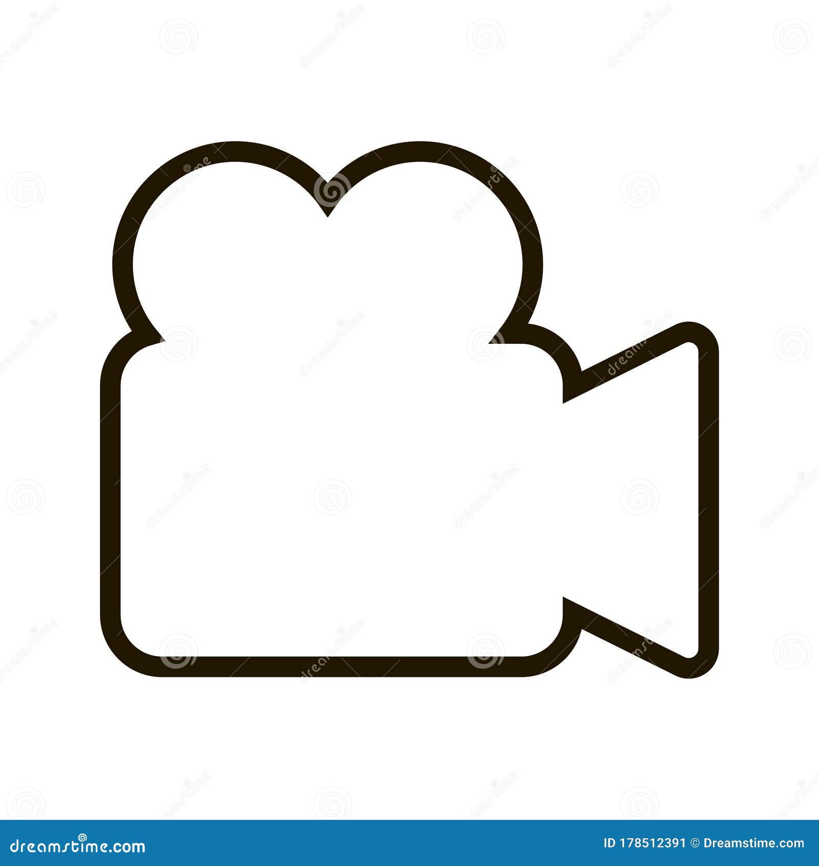 Video Camera for Shooting Icon in Trendy Flat Style Isolated. Eps 10 ...