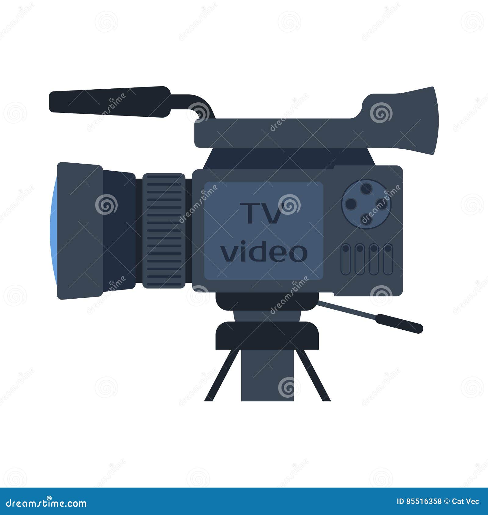 Video Camera Vector Illustration Stock Vector Illustration Of Icon