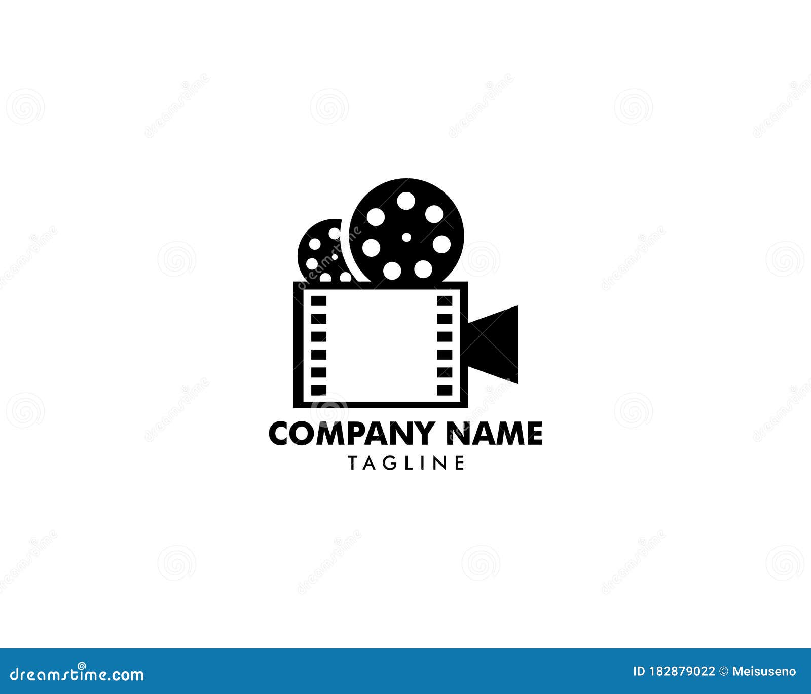 Video Camera Vector Logo Illustration Stock Vector - Illustration of ...