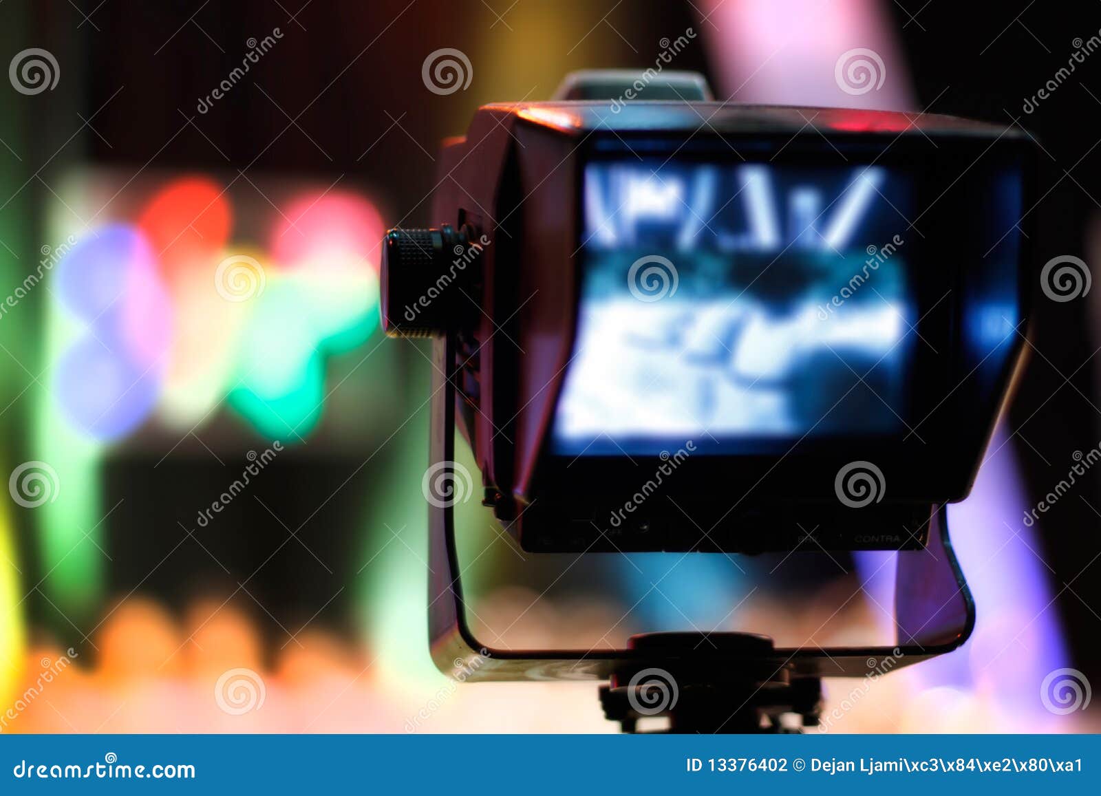 Video camera viewfinder stock photo. Image of back, light - 13376402