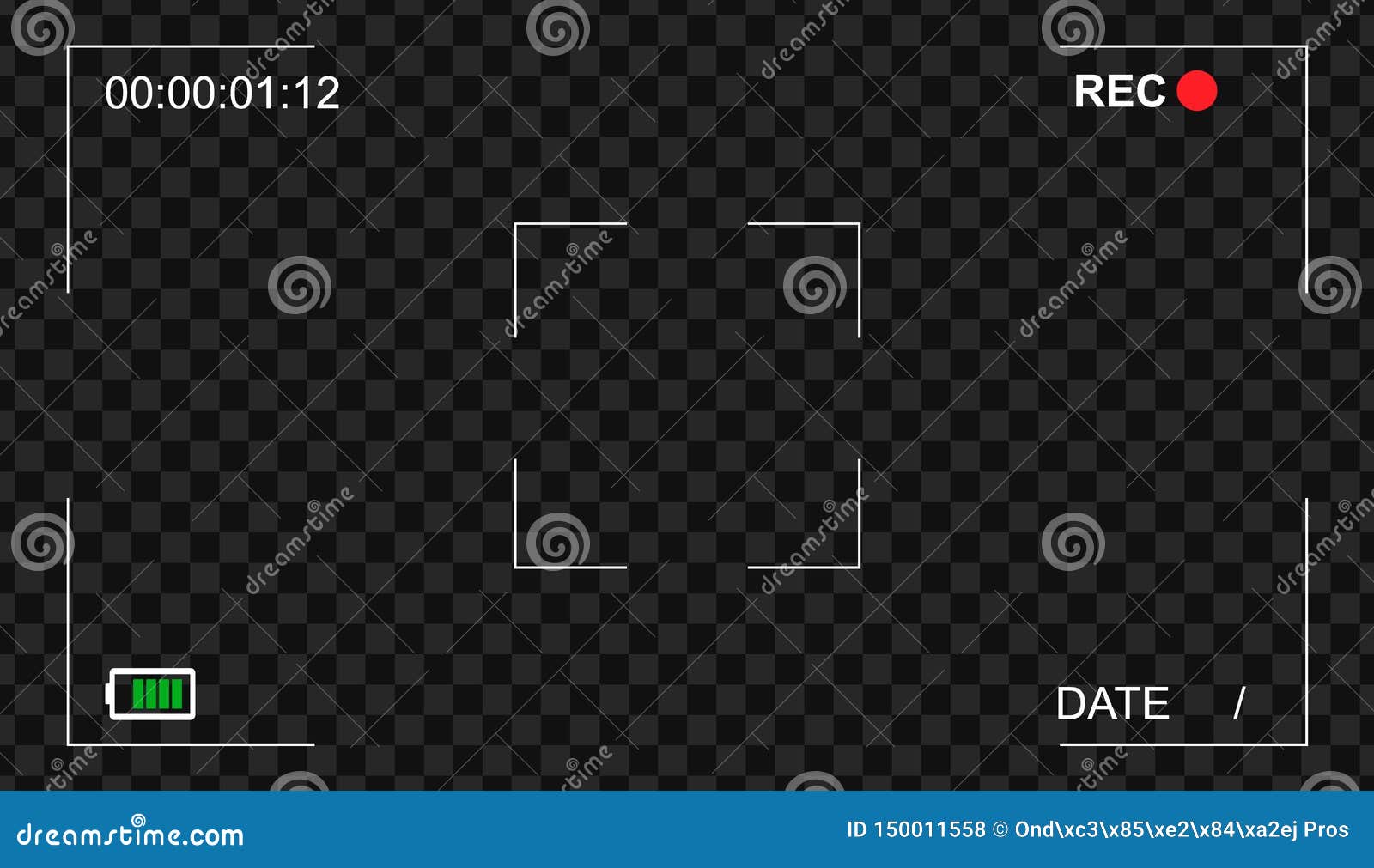 Video Camera Viewfinder Overlay Icon. Modern Camera Frame Vector ... Video Camera Viewfinder Overlay Icon. Modern Camera Frame Vector ...