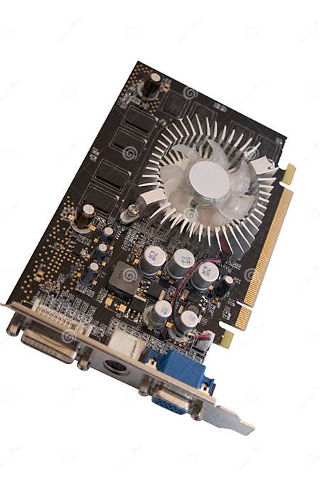 Video card stock image. Image of controller, fiberglass - 1293281