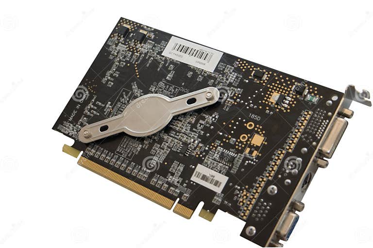 Video card stock photo. Image of printed, board, computer - 1293284