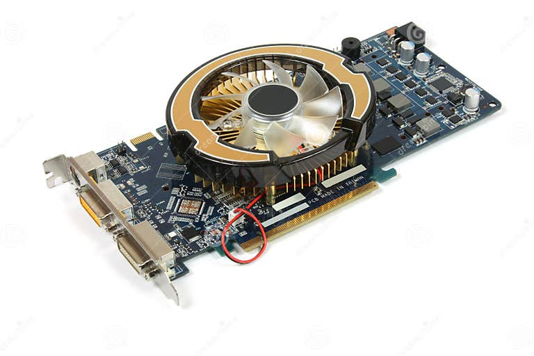 Video card stock photo. Image of hardware, component - 14426152