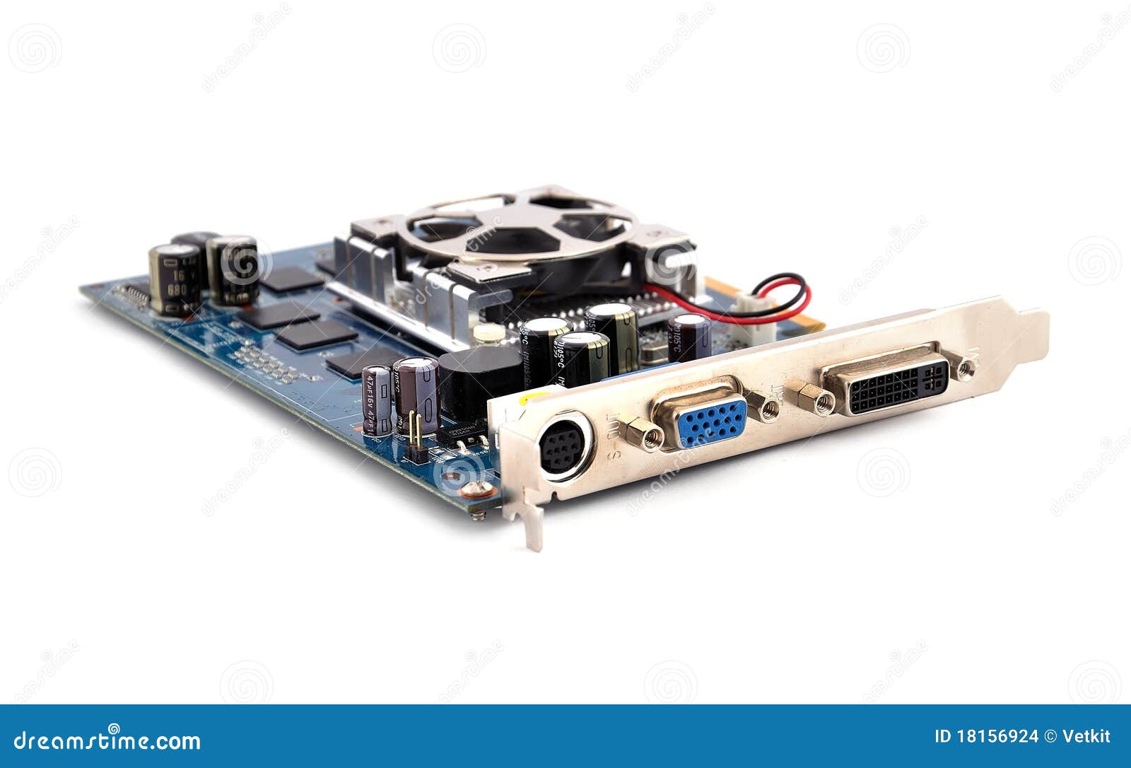 Video card stock photo. Image of electronics, computer - 18156924