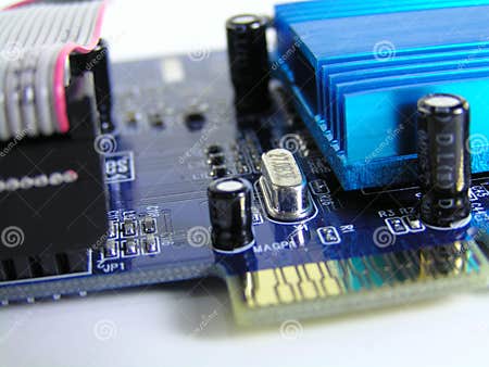 Video card stock image. Image of binary, electrical, motherboard - 321991