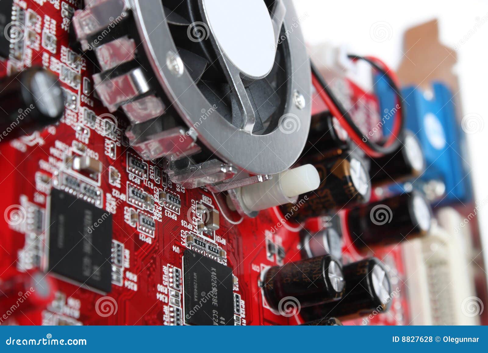 Video card stock photo. Image of chip, circuit, accessories - 8827628