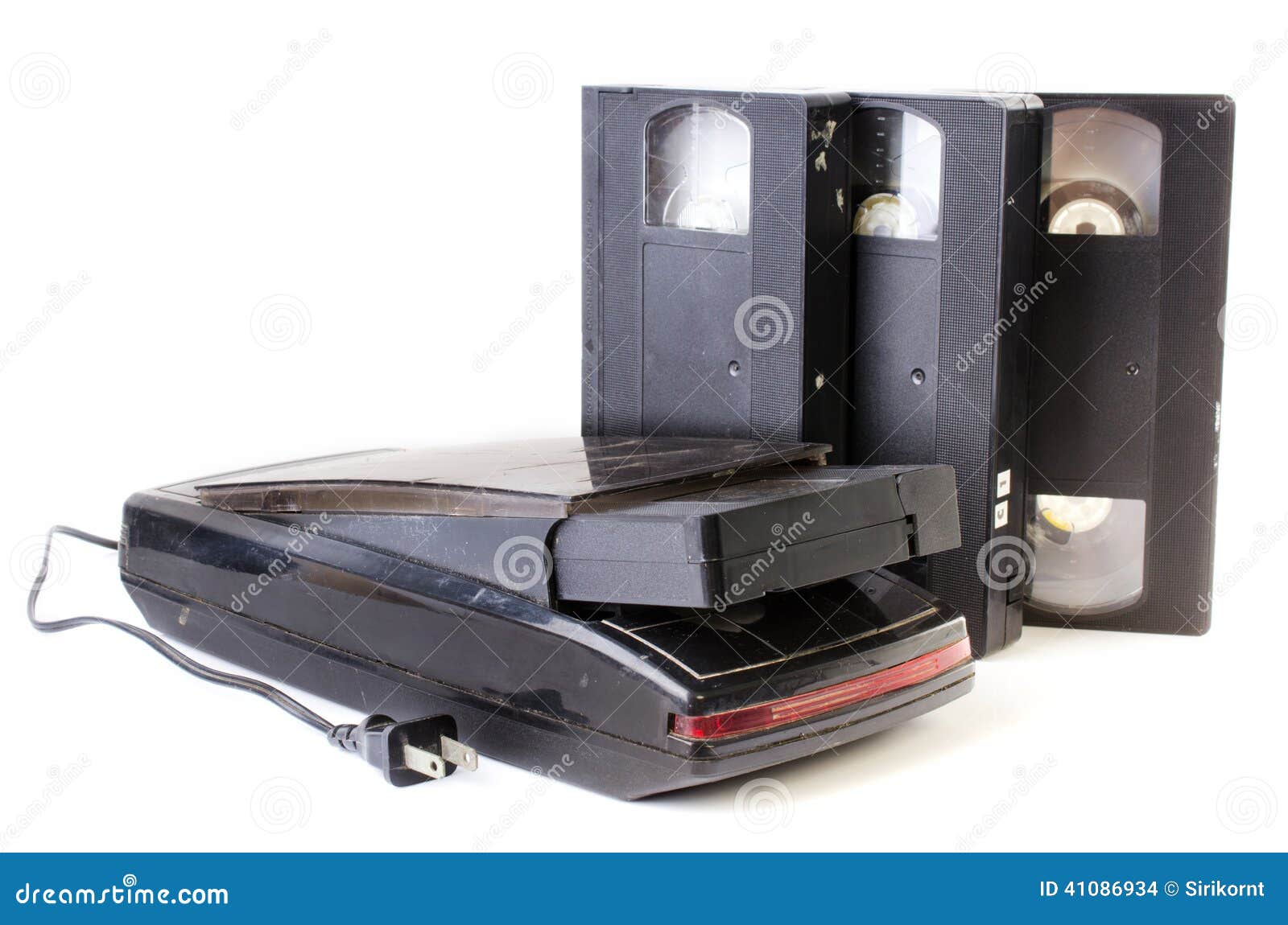 VHS Rewinder And Vhs Video Tape Royalty-Free Stock Image ...