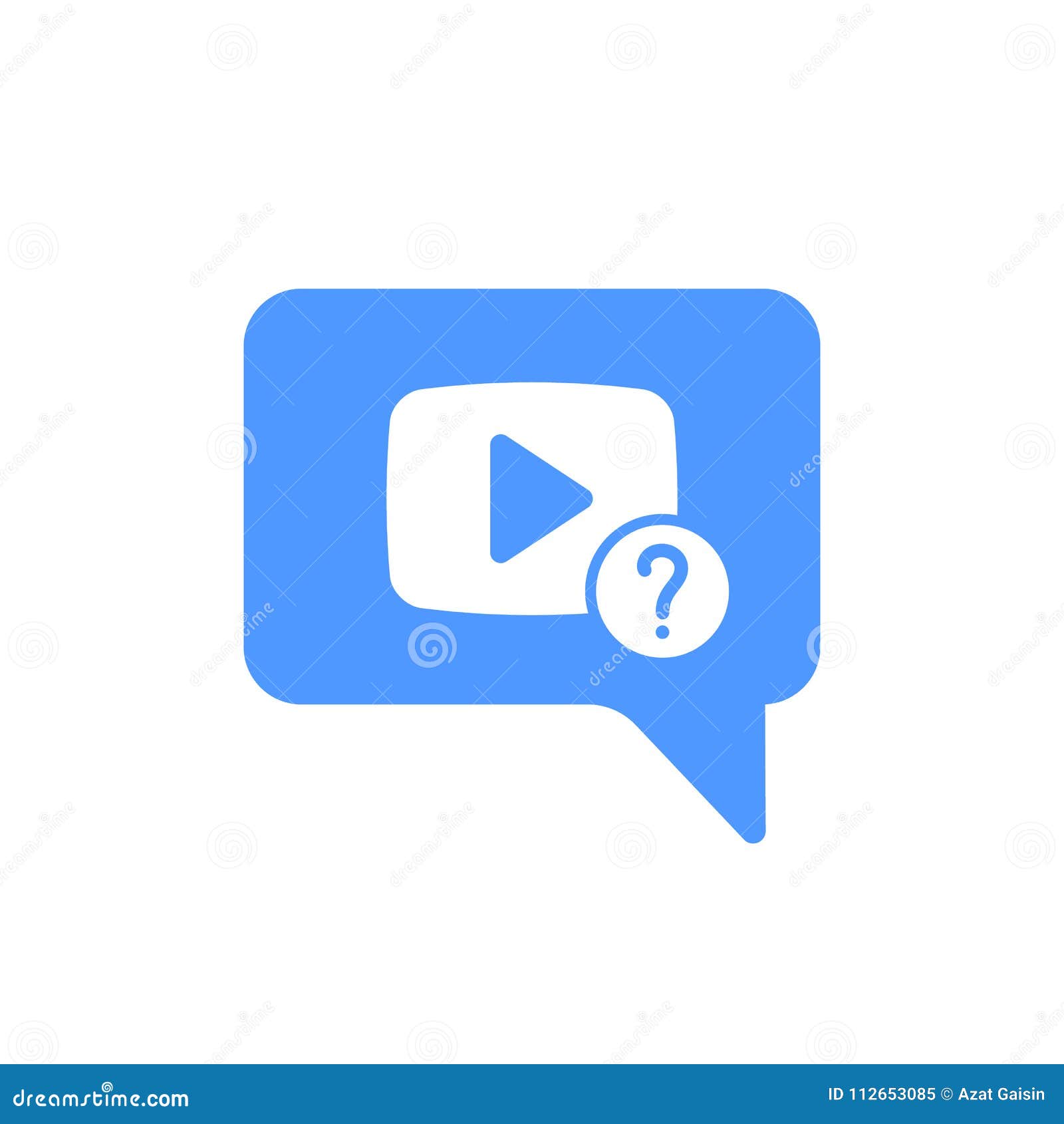 Set Of Video Chat User Interface. Video Call Icons Background ...