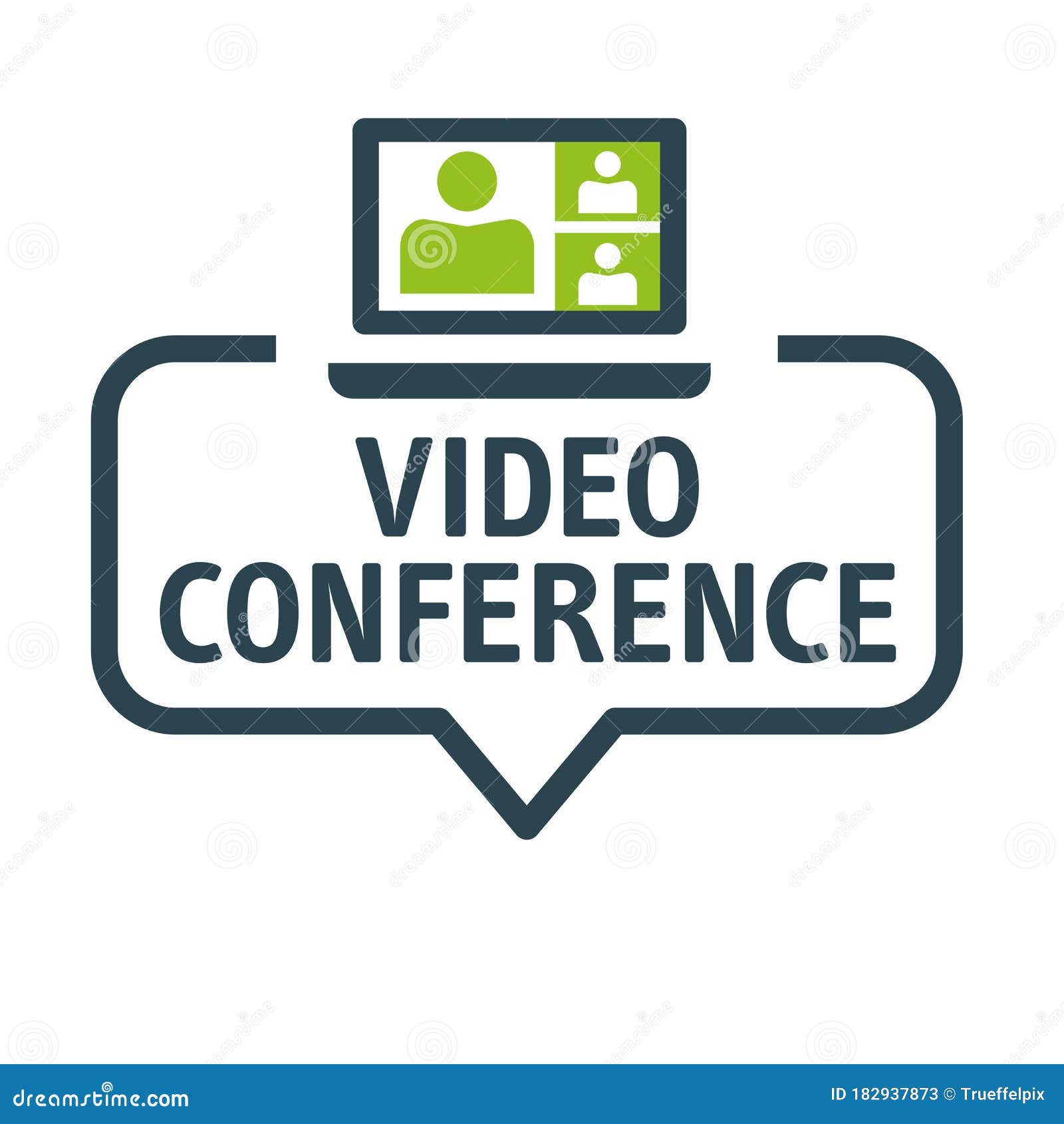 Video Conference Vector Illustration Concept Stock Vector ...