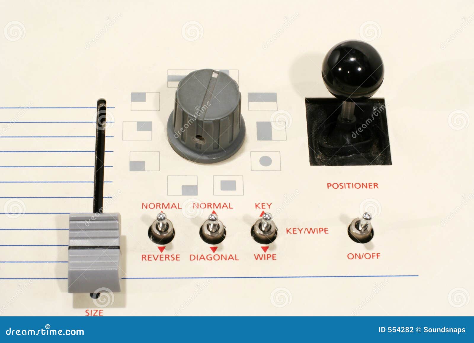 Video Control Panel stock photo. Image of diagonal, mixer - 554282