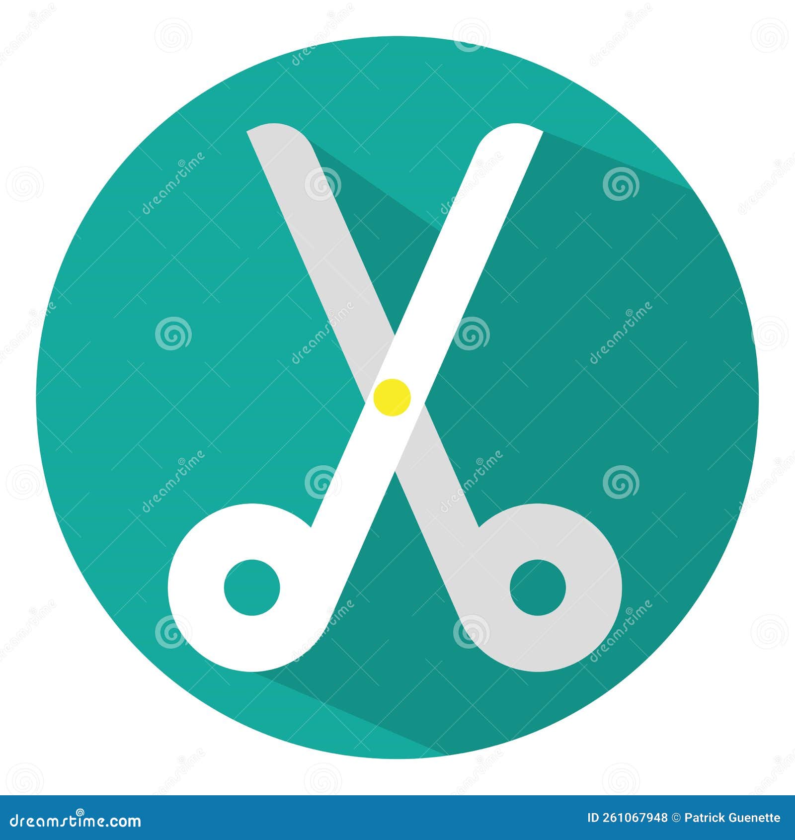 Video cut, icon stock vector. Illustration of vintage - 261067948