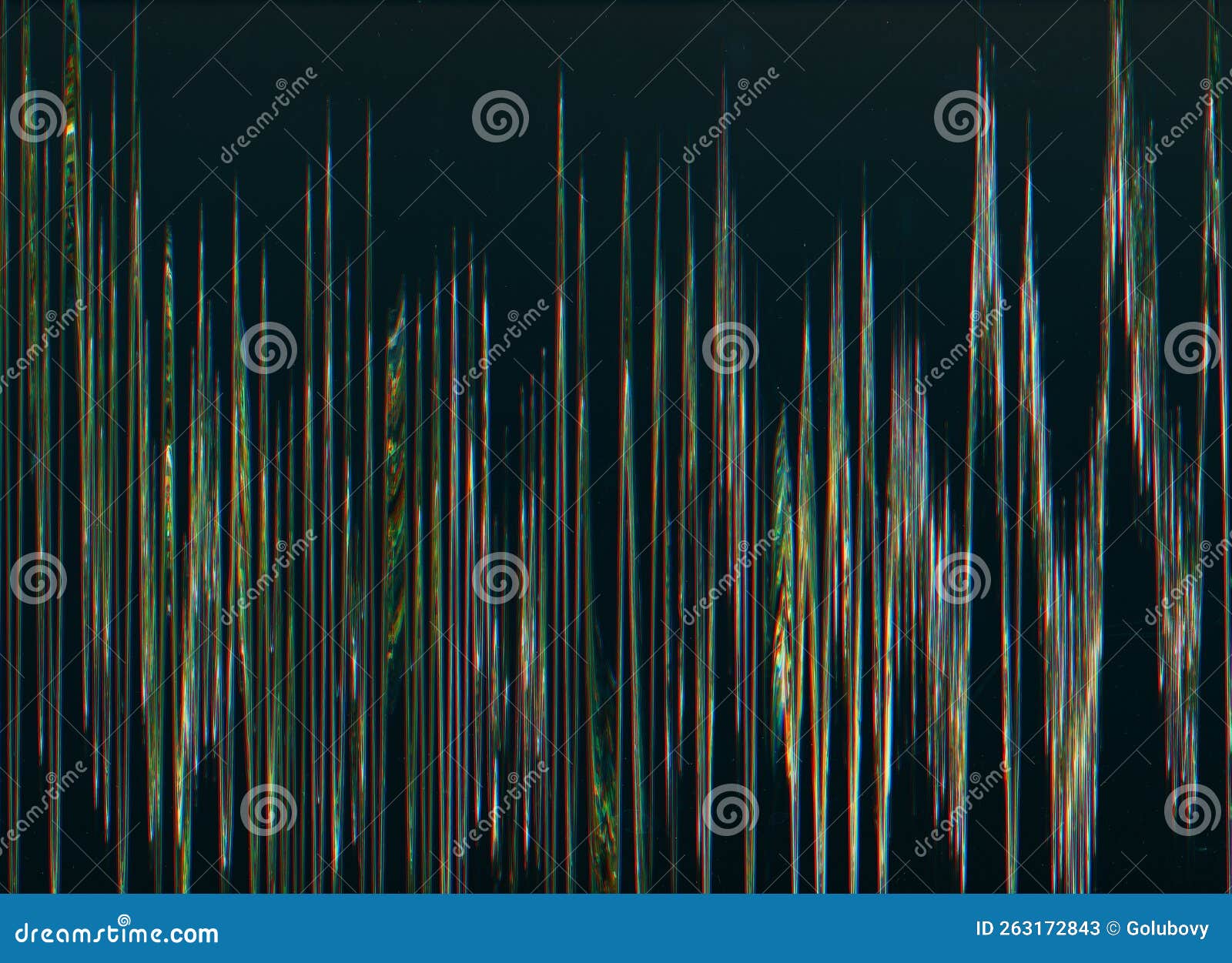 Video Damage Signal Breakdown Green Striped Stock Illustration ...