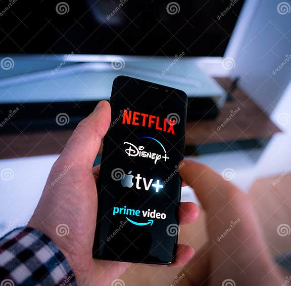 Video on Demand - Streaming Services Editorial Stock Photo - Image of ...