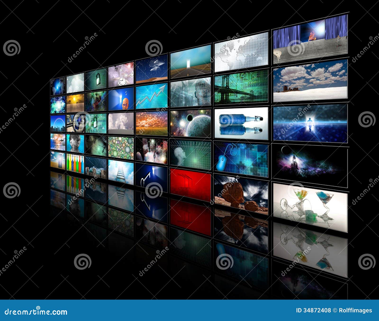 Video displays stock illustration. Illustration of definitionspace ...