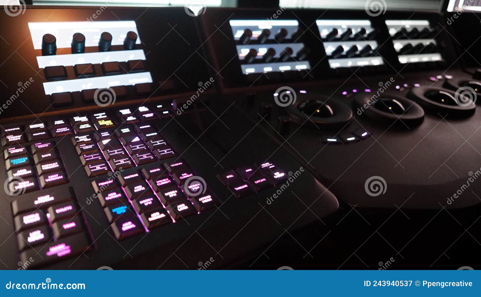 Video Editing Controller Machine for Color Edit in Post Video ...