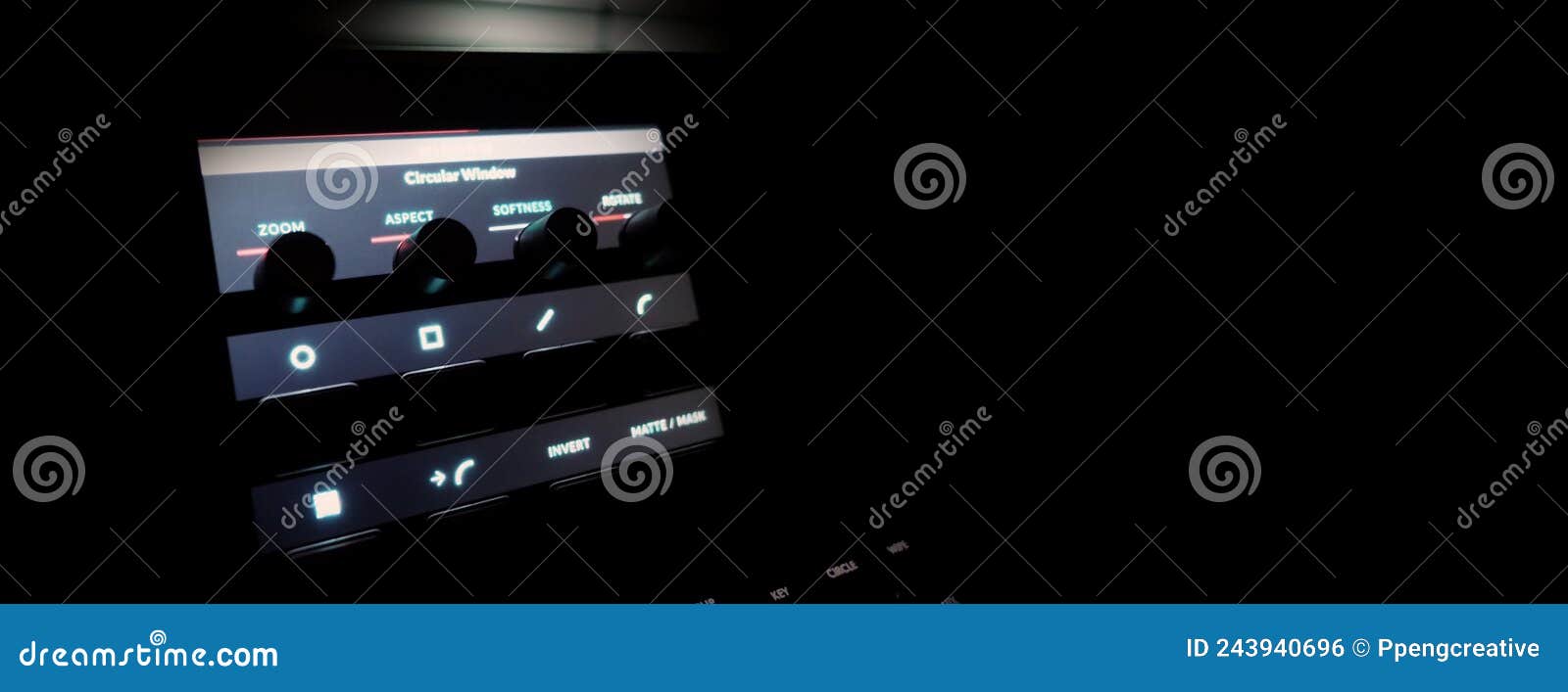 Video Editing Controller Machine for Color Edit in Post Video ...