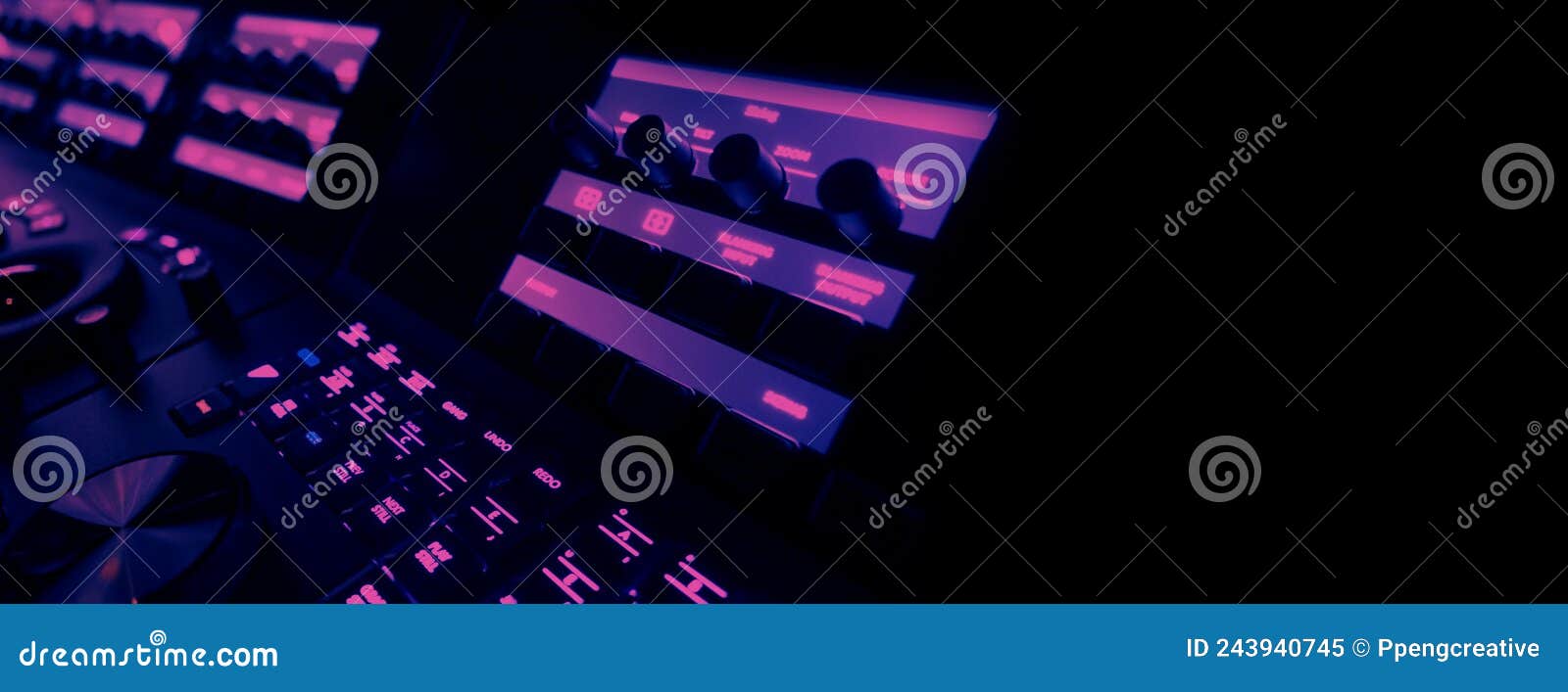 Video Editing Controller Machine for Color Edit in Post Video ...