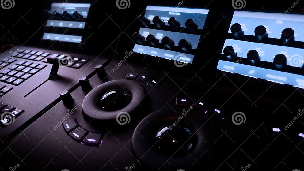 Video Editing Controller Machine for Color Edit in Post Video ...