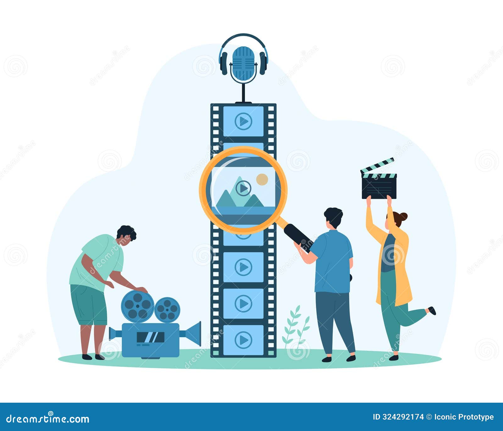 Video Editing with Editor Software or Mobile Application, Multimedia ...