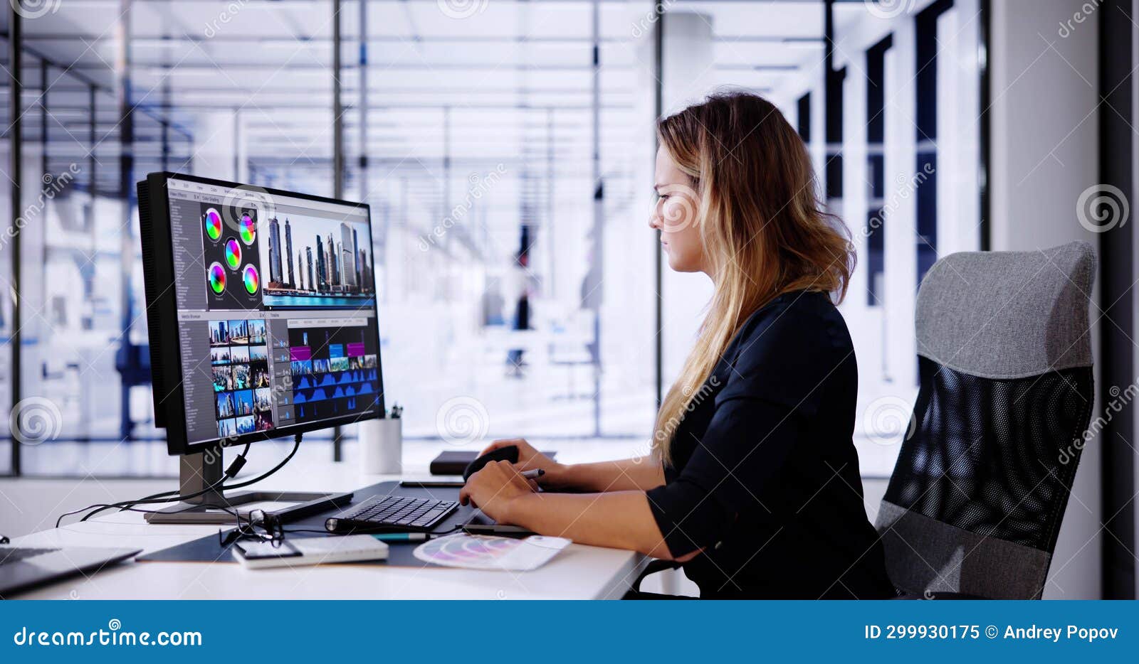 Video Editor Computer Software Stock Image - Image of inside, montage ...