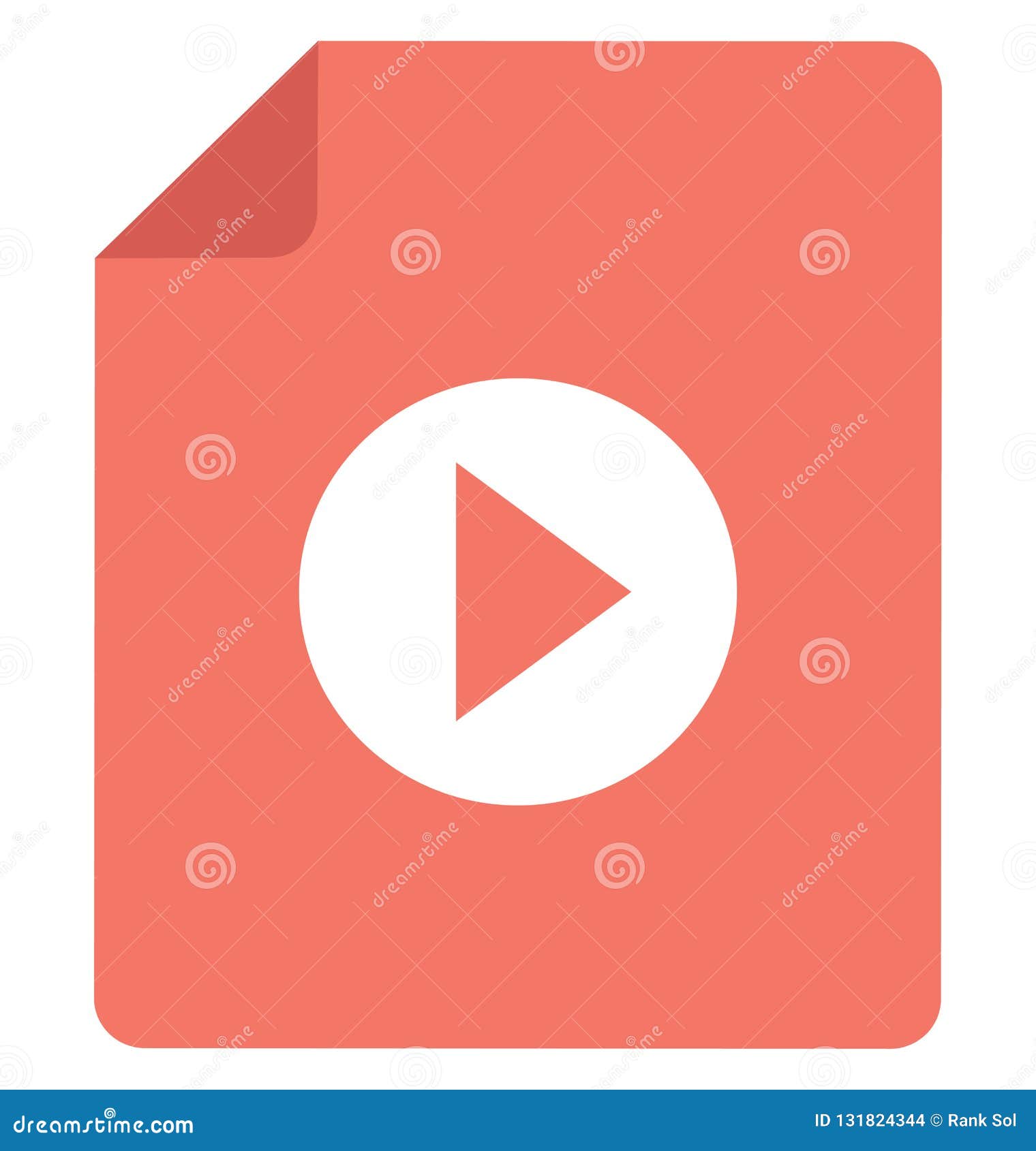 Video File Vector Icon that Can Be Easily Edit or Modified Stock Vector ...