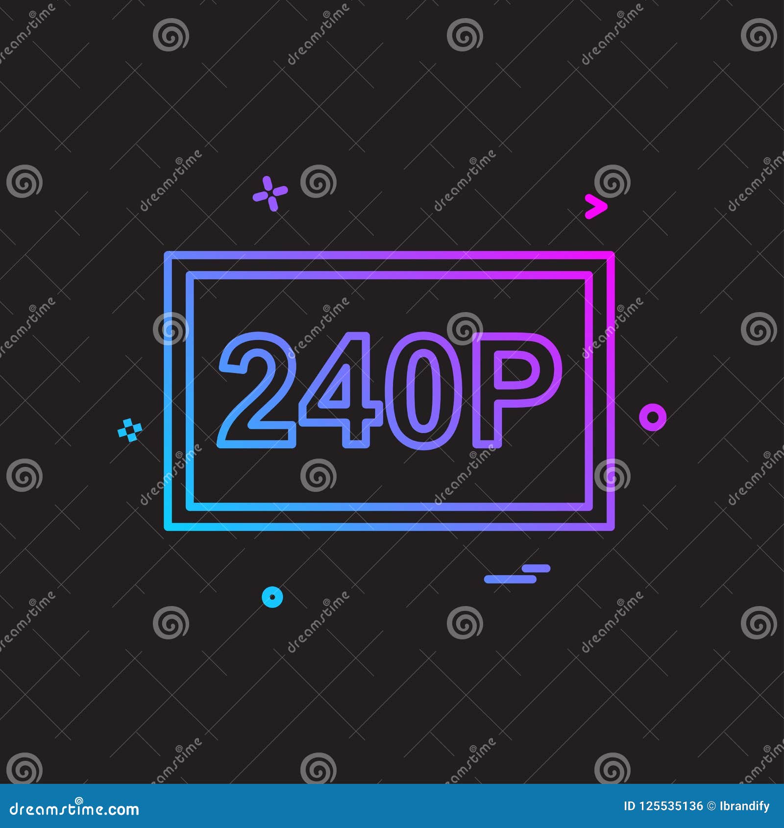 Video Frame Icon Design Vector Stock Vector - Illustration of ...