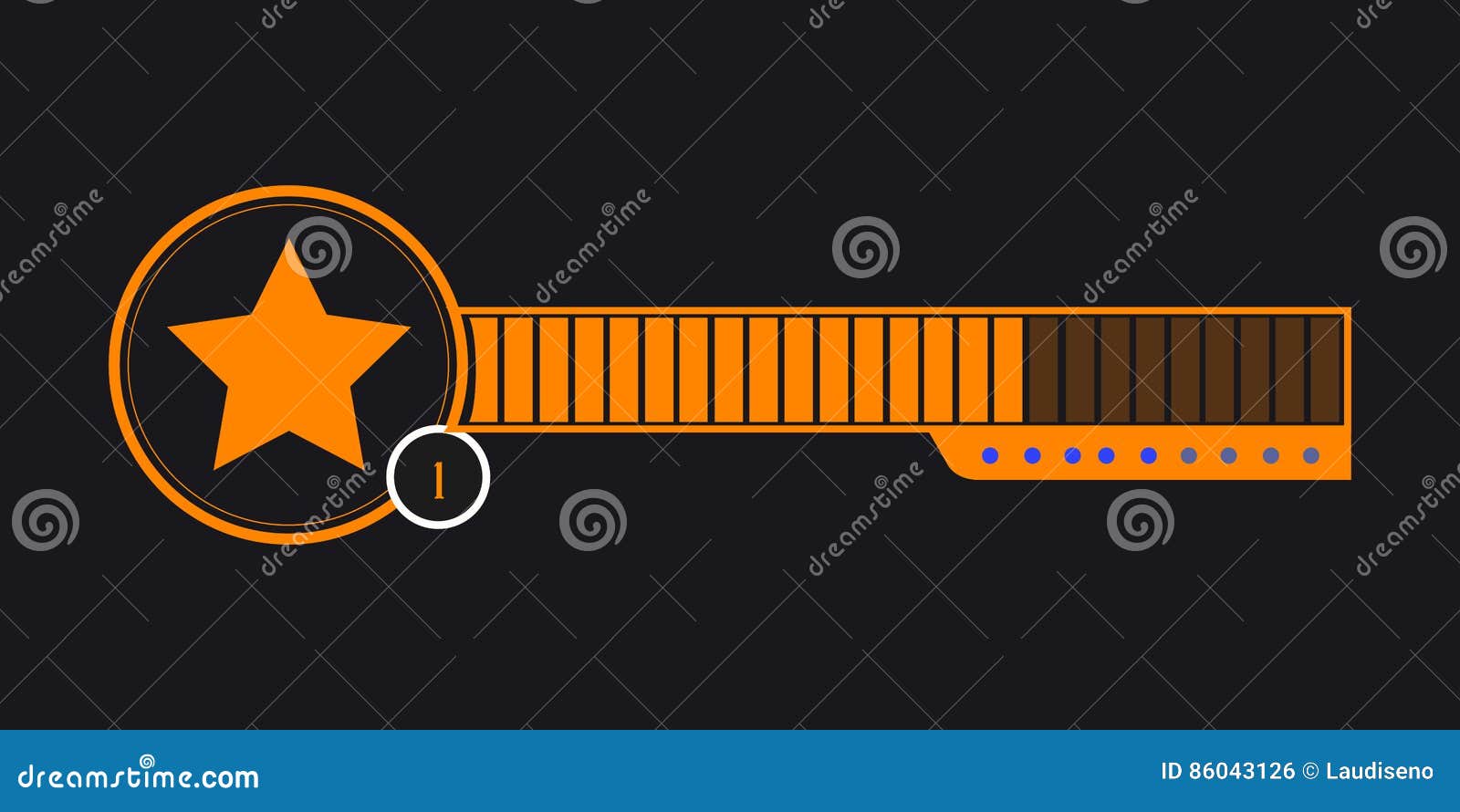 Video game bar stock illustration. Illustration of graphic - 86043126