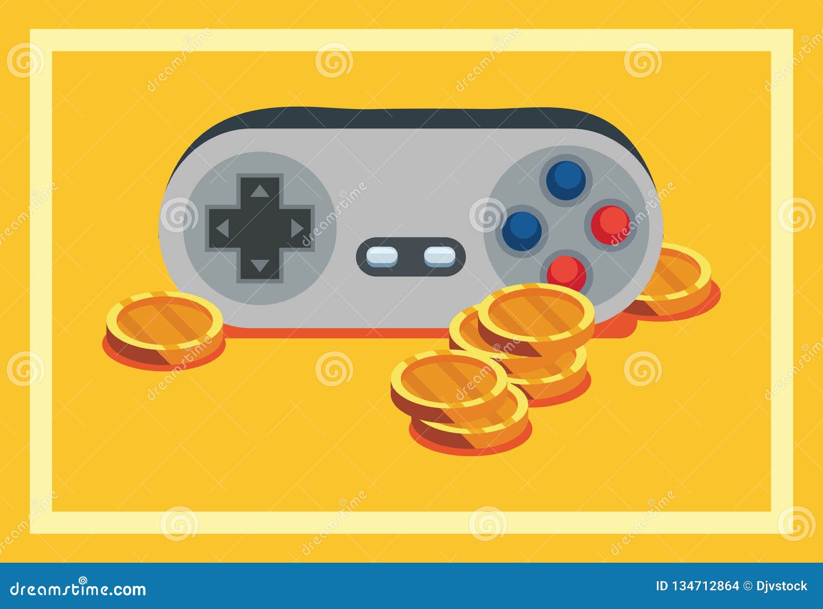 Video games icons stock vector. Illustration of colors - 134712864