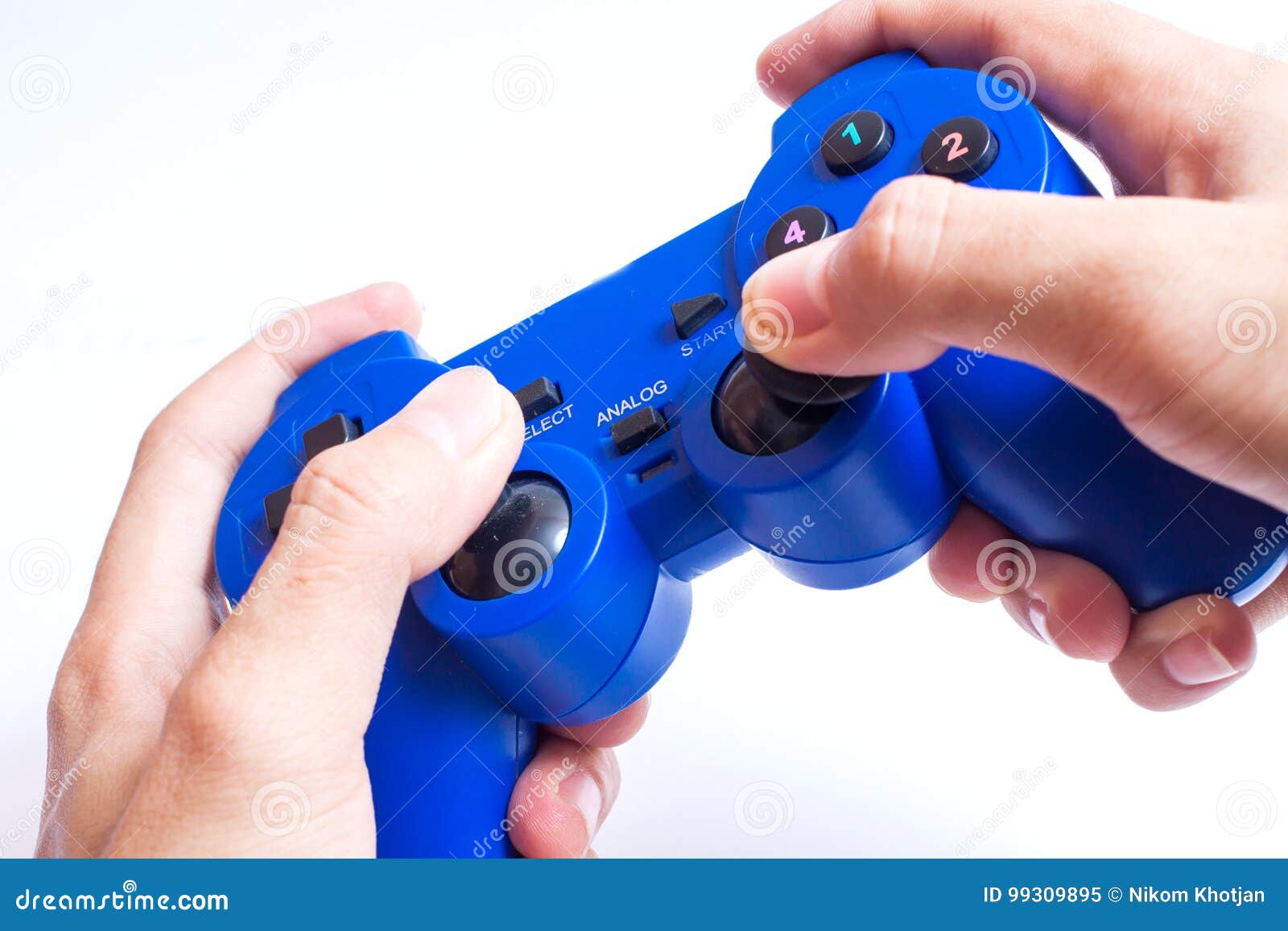 Video Game Console Controller Stock Image - Image of play, electrical ...