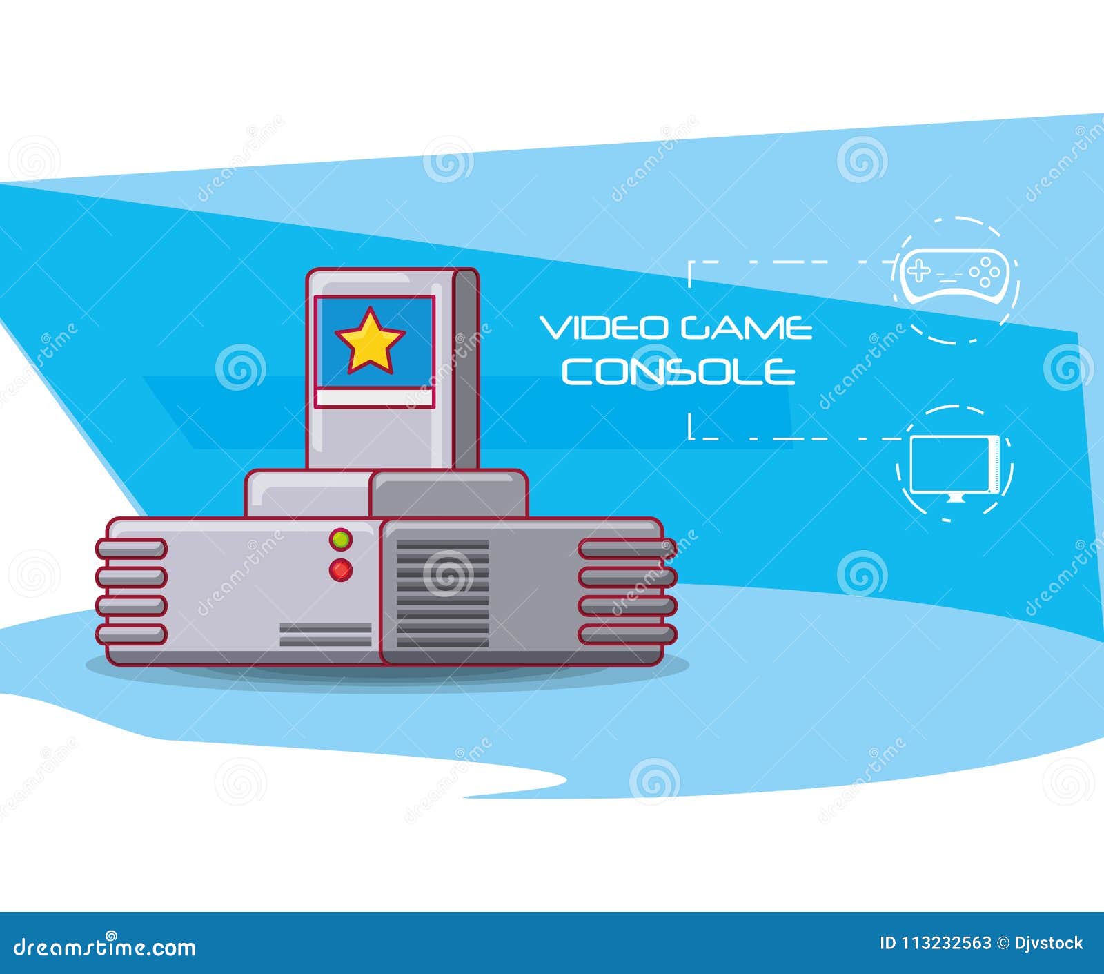 Video game console icons stock vector. Illustration of competition ...