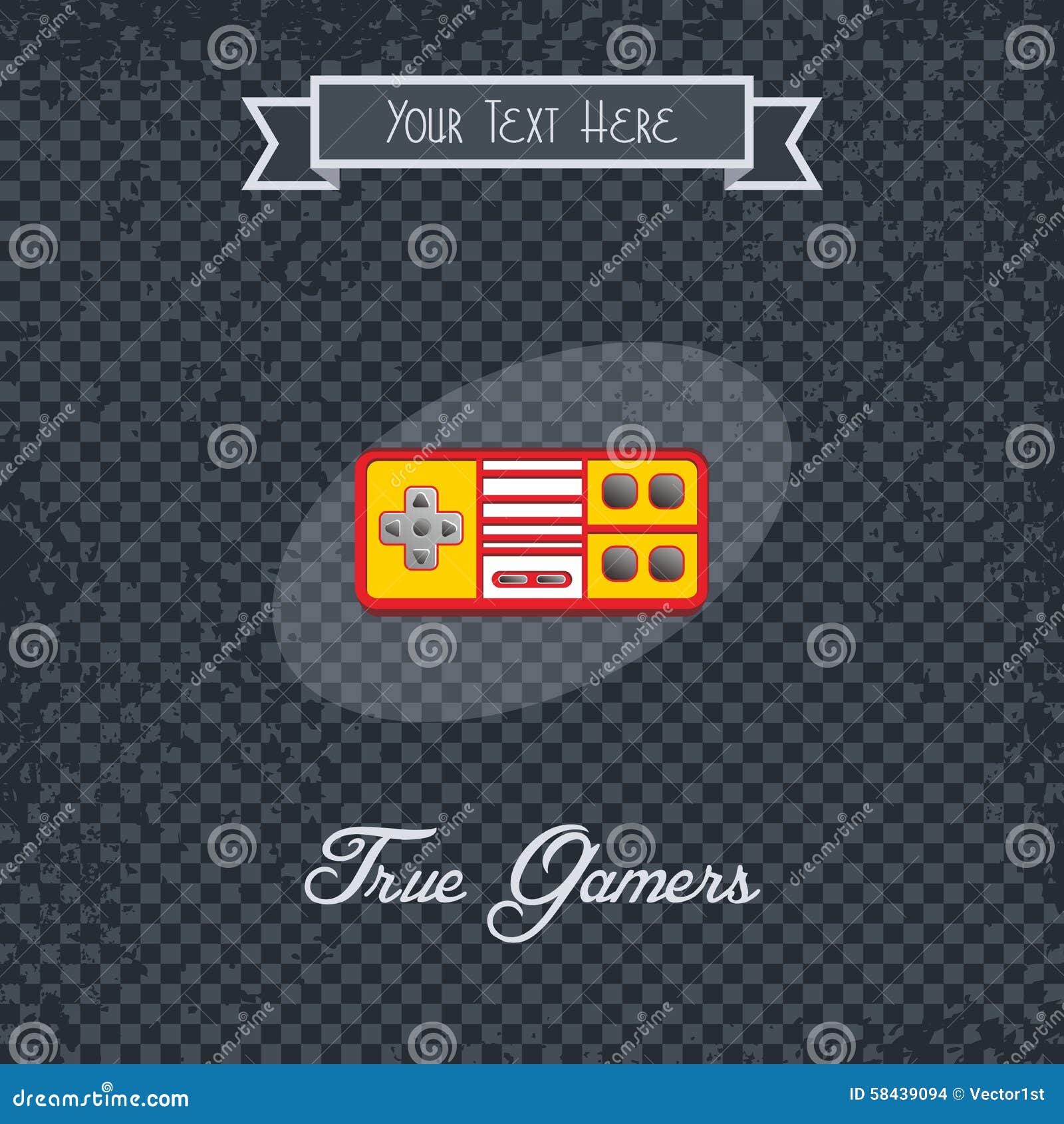 Video game console theme stock vector. Illustration of video - 58439094