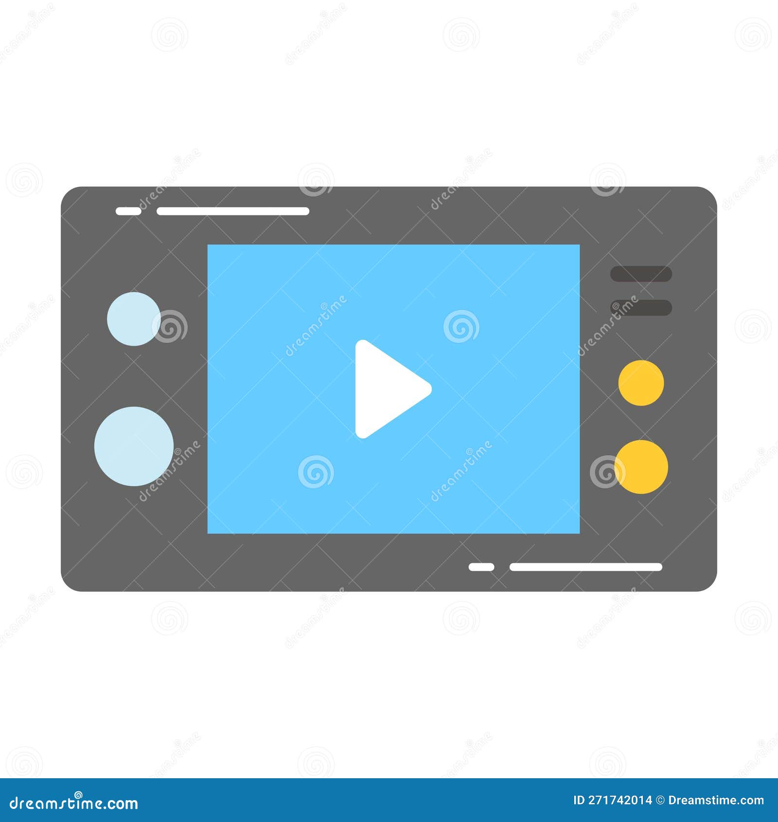 Video Game Console Vector Design in Modern Style Stock Vector ...