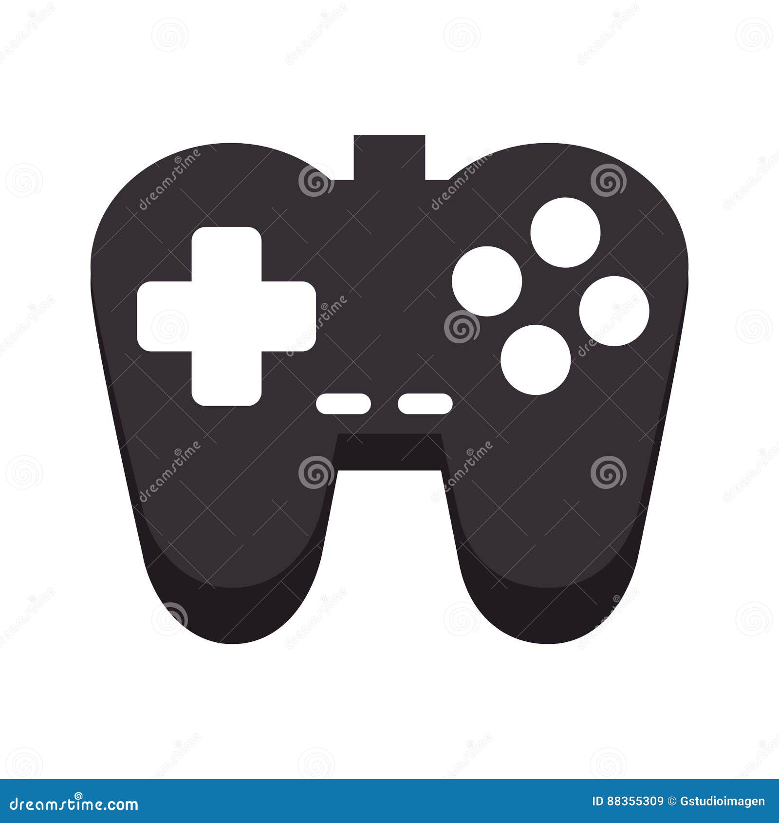 Video game control icon stock vector. Illustration of sign - 88355309
