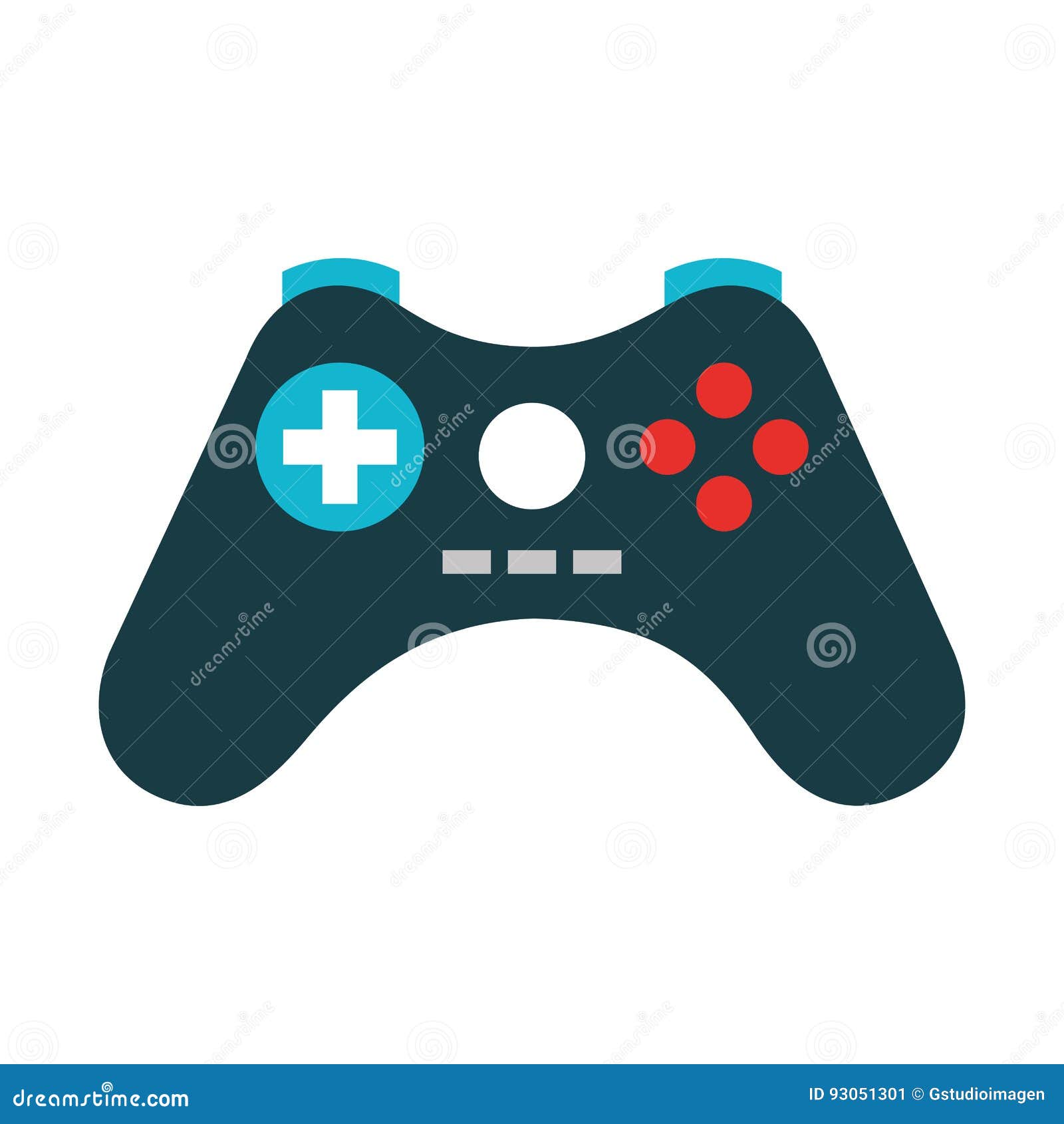 Video game control icon stock vector. Illustration of shape - 93051301