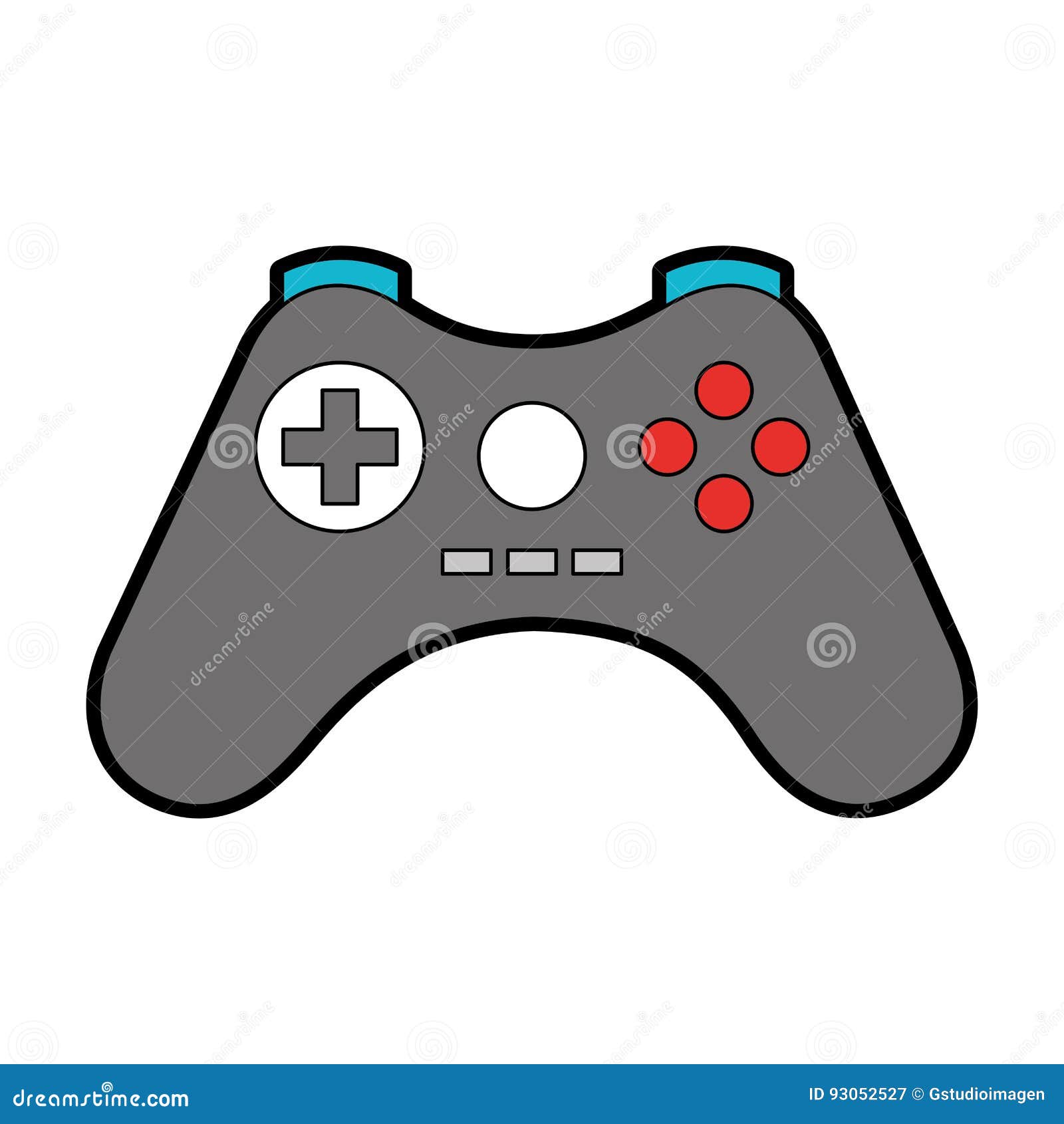 Video game control icon stock vector. Illustration of element - 93052527