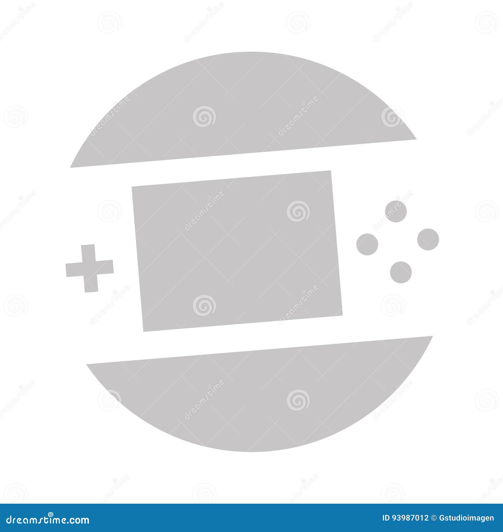 Video game control icon stock vector. Illustration of gamepad - 93987012