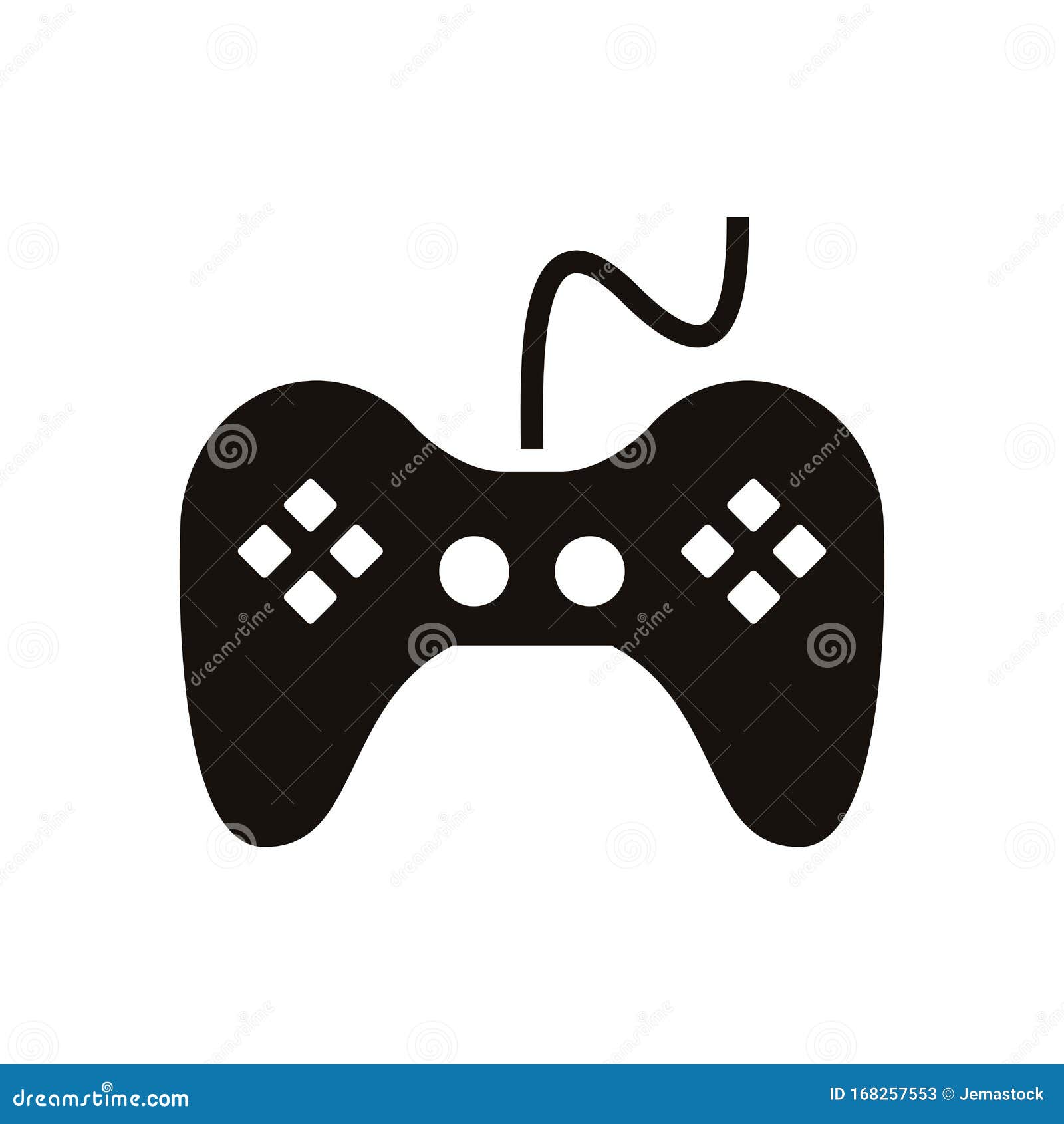 Video Game Control Isolated Icon Stock Vector - Illustration of play ...