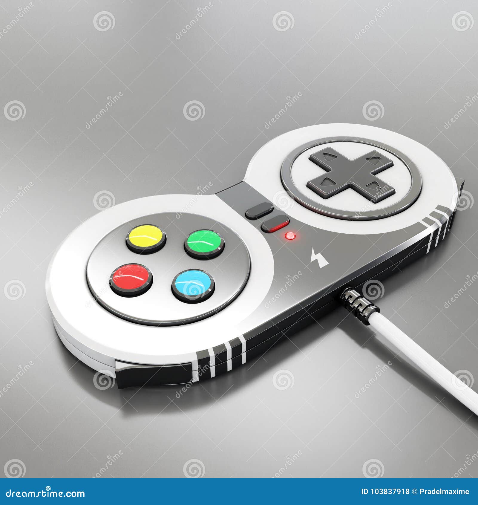 Video game controler stock illustration. Illustration of isolated ...