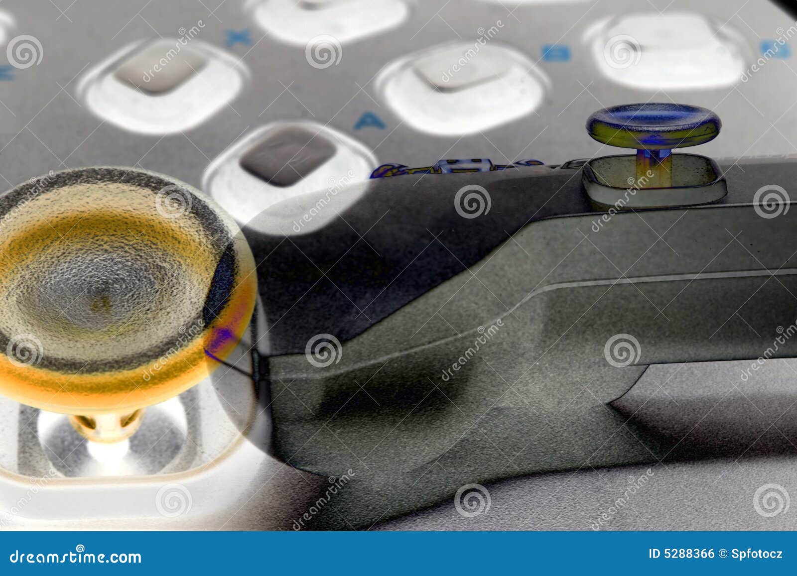 Video Game Controller Close-up Stock Photo - Image of game, hardware ...