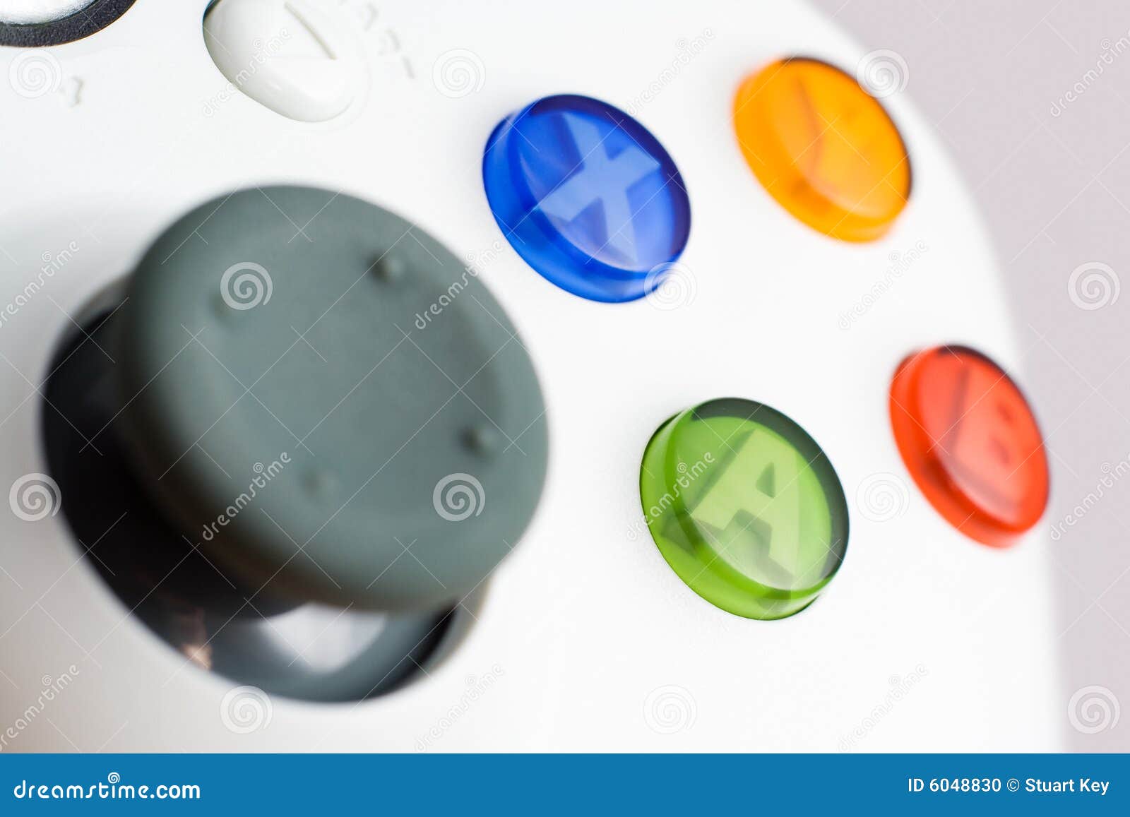 Video Game Controller Detail Stock Photo - Image of wireless, gamer ...