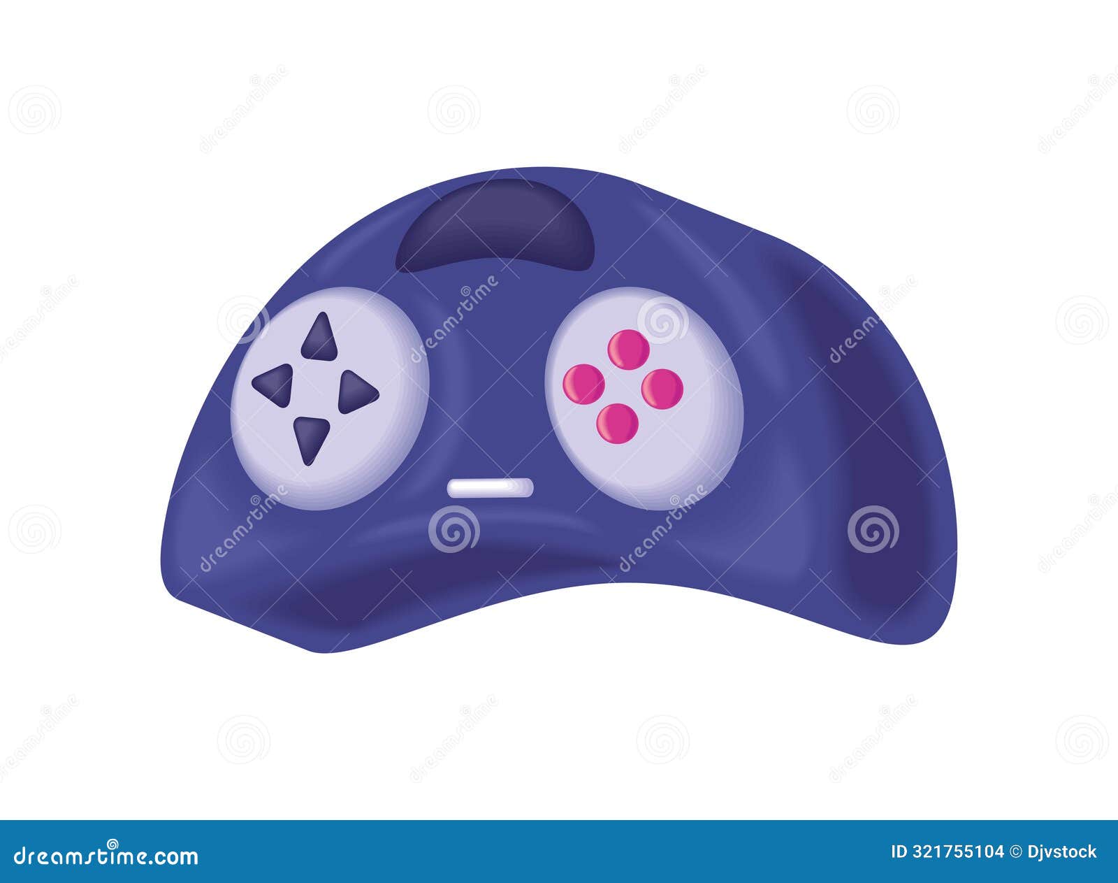 Video Game Controller Device Stock Vector - Illustration of videogame ...