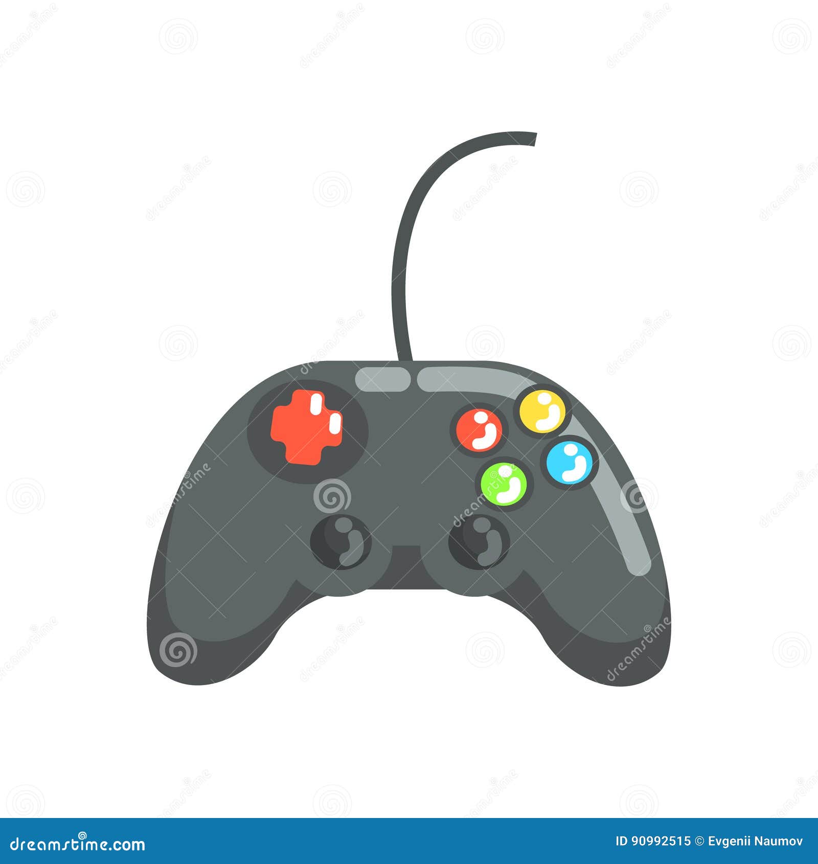 Game Controller Design Template Icon. Nintendo Switch. Gamepad. Pop Art ...