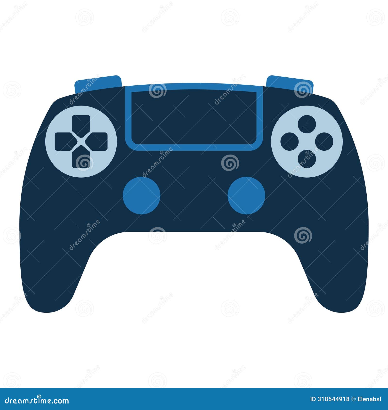 Video Game Controller, Gaming Icon Vector Illustration | CartoonDealer ...
