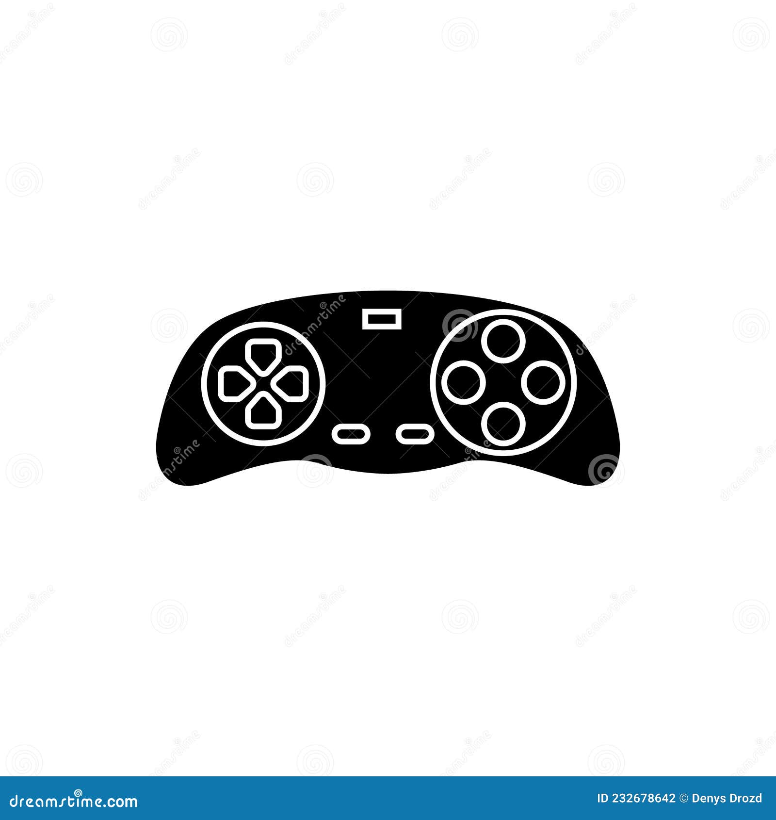 Video Game Controller Icon Vector. Joystick Illustration Sign. Manual ...